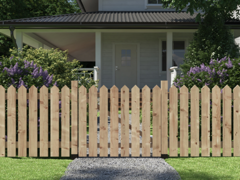 Slik bygger du stakittgjerde | Monter.no